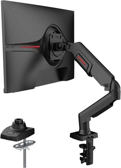 KOORUI Single Monitor Mount, Rotation, Swivel, Tilt, Adjustable Gas ...