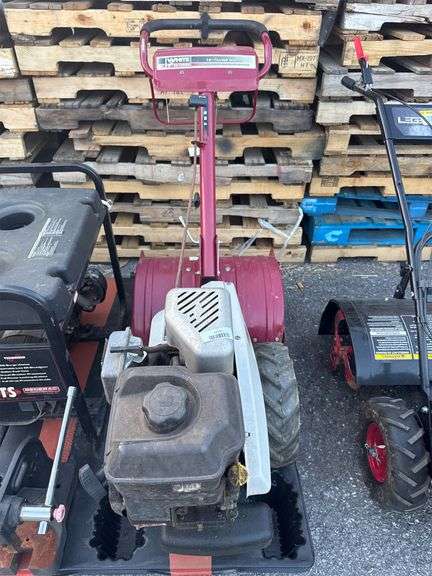 White Outdoor Rear Tine Tiller - Matthews Auctioneers