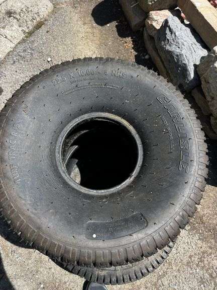 Lot of three tires located in Christiansburg - Matthews Auctioneers
