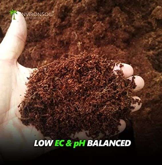 EnvironSoil Coconut Coir, Coco Peat/Pith Block, OMRI Listed for Organic ...