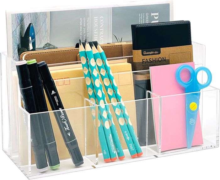 DELIPPLY Mail Organizer, Mail Holder with 5 Slots, Modern Mail Sorter ...