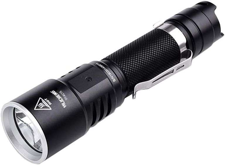 10W LED Tactical Flashlight High Brightness 1000LM Rechargeable 265m ...