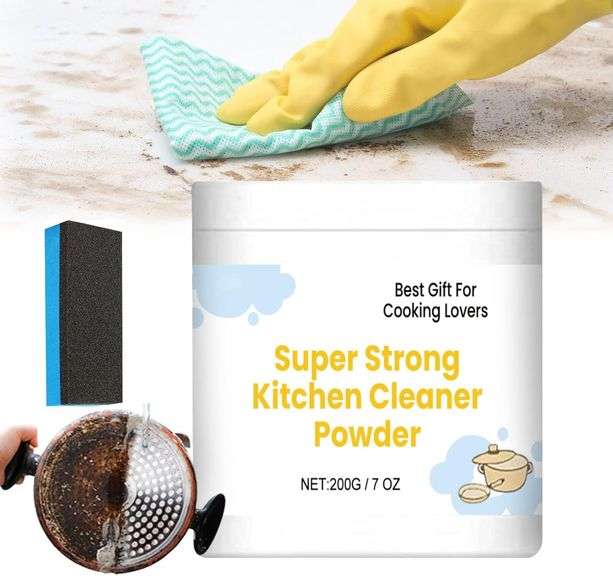 Super Strong Kitchen Cleaner Powder, Heavy Kitchen Duty Degreaser ...