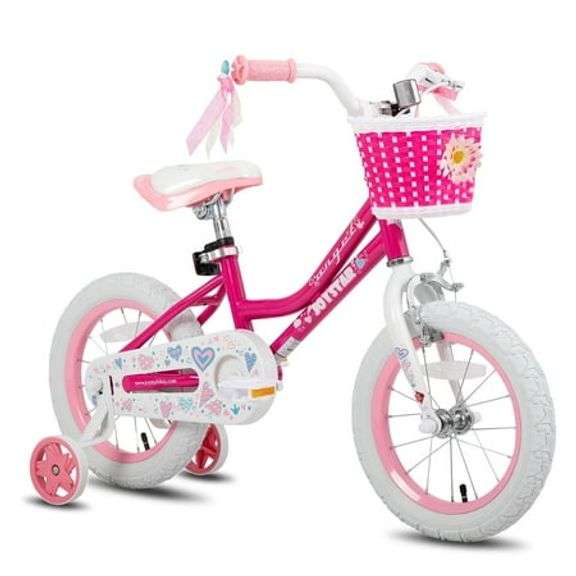 JOYSTAR Angel Girls Bike for Toddlers and Kids Ages 2-9 Years Old, 12 ...