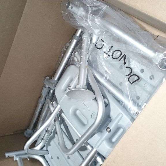 Guardian Transfer Bench with Back, Push Buttons - Matthews Auctioneers