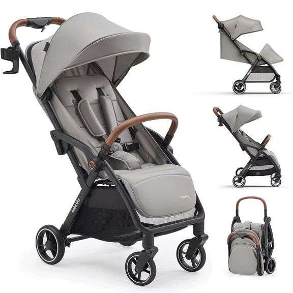 Travel Stroller, Overhead-Friendly Compact Baby Stroller(Newborn to ...