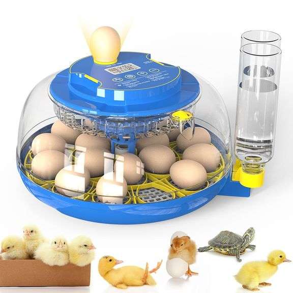 incubators for Hatching Eggs 18 Egg Incubator,Egg Incubator with Automatic Egg Turning and ...