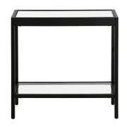 Alexis 24 in. Wide Blackened Bronze Rectangular Side Table - Matthews ...