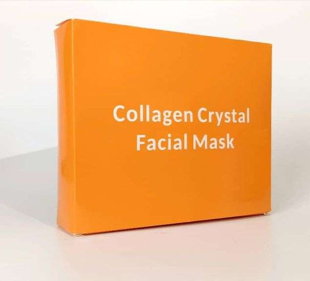 21 Pcs of Premium 24k Gold Crystal Collagen Facial Mask Sheets For Anti ...