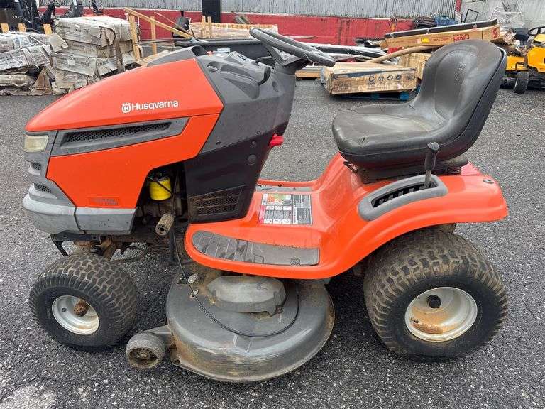 Husqvarna YTH20k46 mower with kohler engine - Matthews Auctioneers