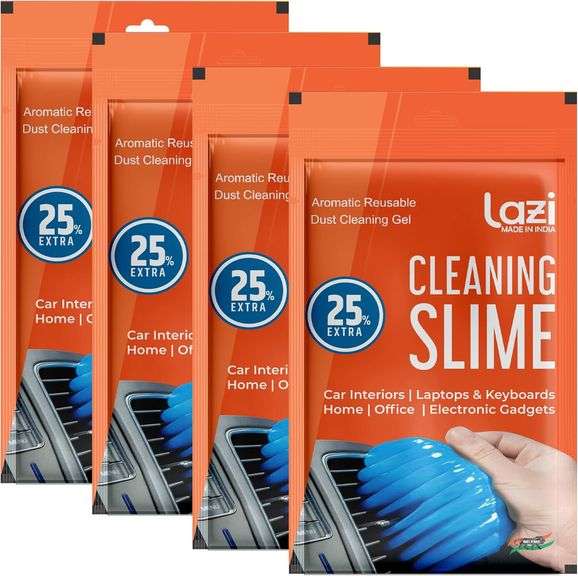 (2) LAZI Multipurpose Car Ac Vent Dashboard Interior Dust Dirt Cleaner ...