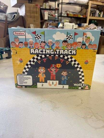 Prextex Portable Paper Car Racing Track, Engaging Car Race Track Toy ...