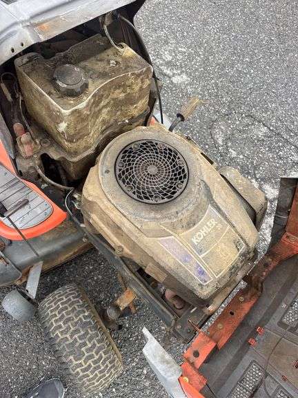 Husqvarna YTH20k46 mower with kohler engine - Matthews Auctioneers