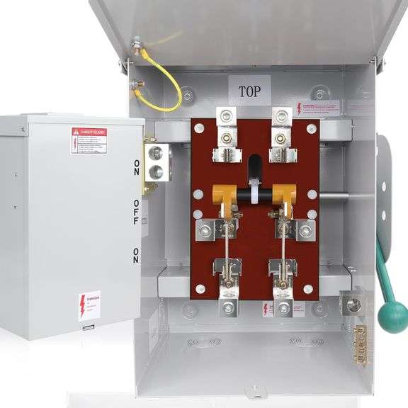 200A Generator Transfer Switch,48000W General-Duty Double-Throw Safety ...