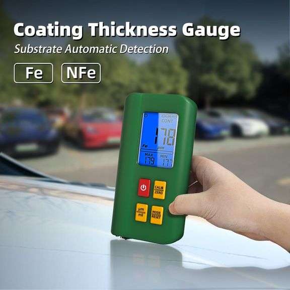 BSIDE Rechargeable Coating Thickness Gauge Digital Paint Mil Depth ...