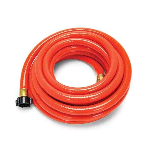 RhinoFLEX 5/8 in. I.D. X 25 ft. Clean Out Gray/Black Water Hose in ...