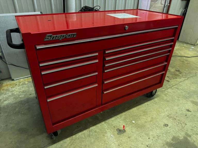 Snap-On 55” 11-Drawer Tool Box with Keys and Owners Manual - Matthews ...