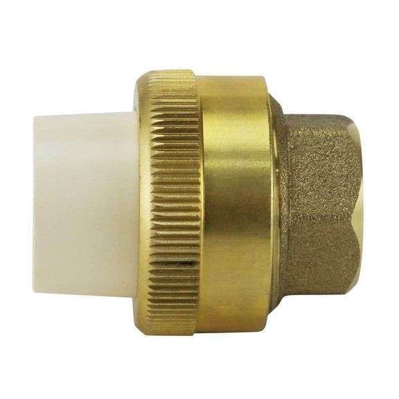 Lot Of 1/2 in. Brass Solvent Weld CPVC x 1/2 in. Solder Union ...