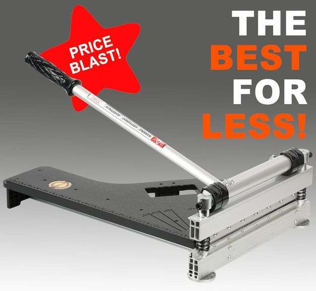 CUTTEREX 13" Professional Laminate Floor Cutter, Vinyl Floor Cutter ...