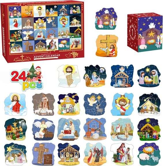 Nativity Puzzle Toddler, Nativity Puzzles Family Game Christmas Gifts ...