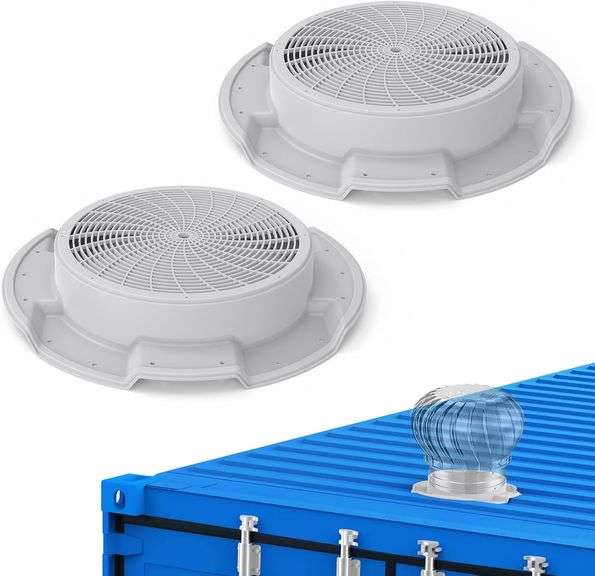 Shipping Container Roof Vent Adapter, Reduces Heat and Condensation ...