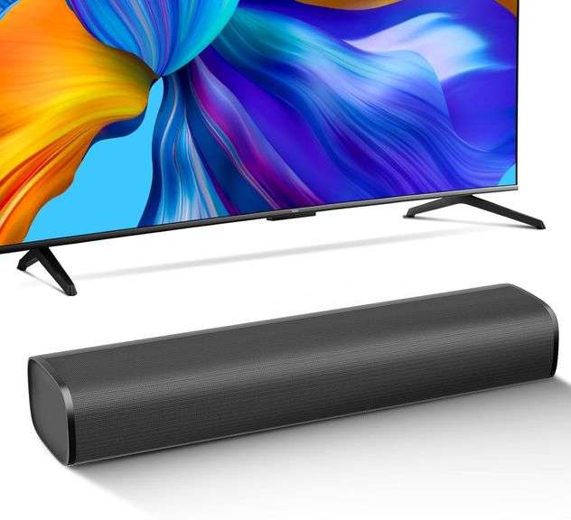 MZEIBO Sound Bar for Smart TV, Bluetooth Soundbar for TV, 50 Watts Mini ...