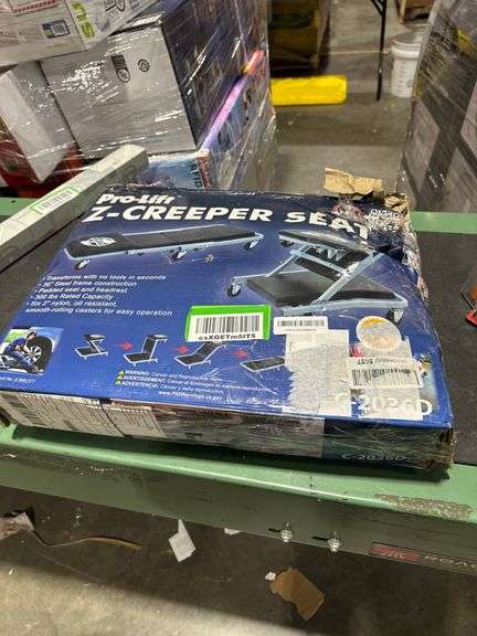 Z Creeper 2-in-1 Creeper and Seat 36 in. With 6 Casters and 300 lbs ...