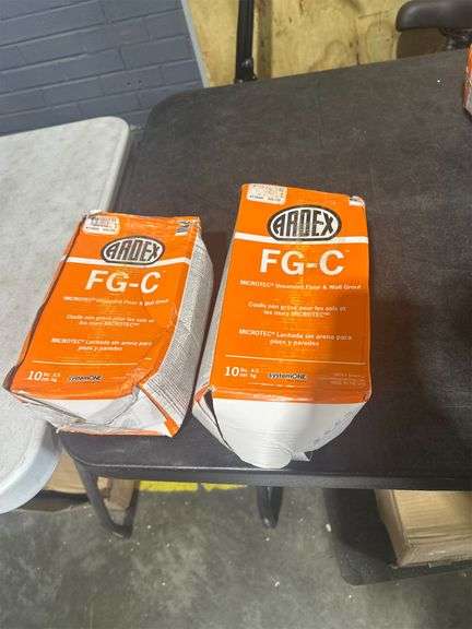 (2) 10lb Boxes Of Microtec Unsanded Floor And Wall Grout - Matthews ...