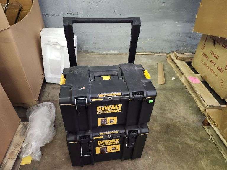 Dewalt tough system rolling tool box - Matthews Auctioneers