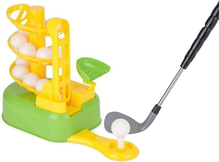 Kids Golf Set, Training Golf Balls & Clubs Equipment Toys, Golf for ...