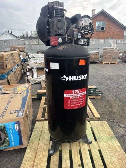 Husky 175 PSI 60 Gal Air Compressor - Matthews Auctioneers