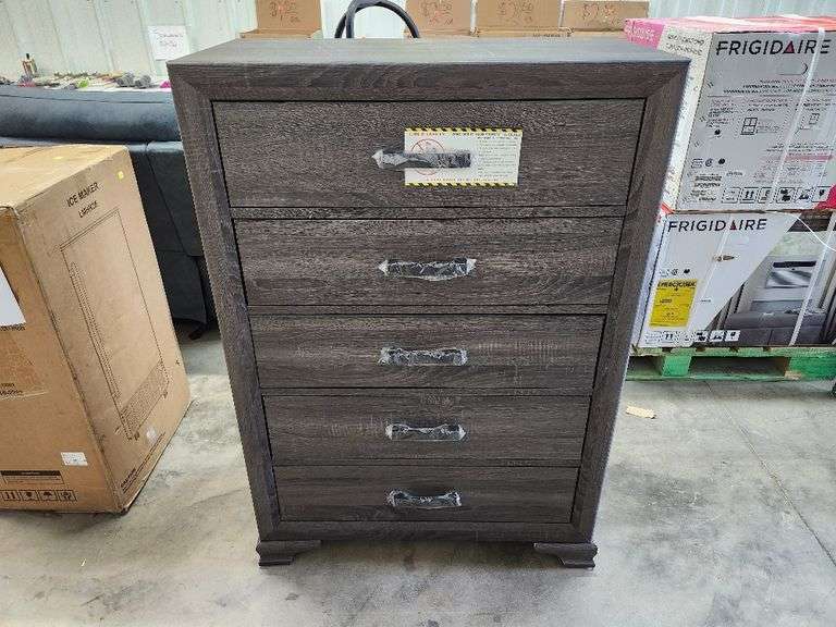 5 drawer upright dresser - Matthews Auctioneers