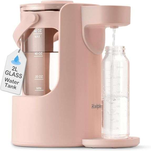 Kwiplee Smart Pour Baby Water Dispenser -Pink, Instant Water Warmer for ...
