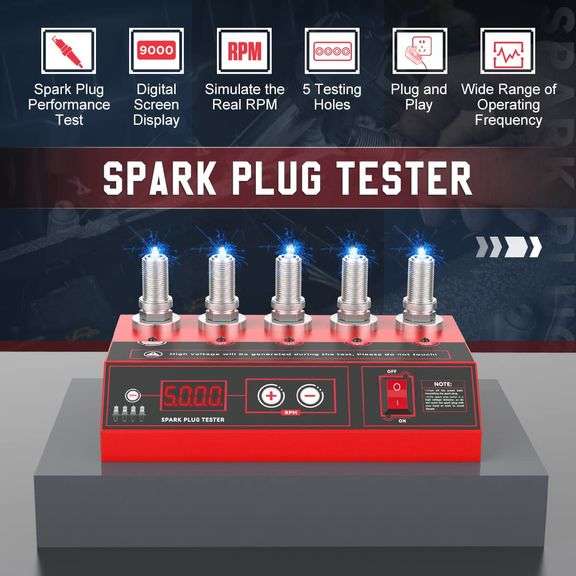 (Does not have cord)Spark Plug Tester, Ignition Spark Tester Automotive ...