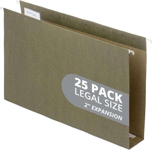 Blue Summit Supplies Extra Capacity Hanging File Folders, Heavy Duty, 2 ...