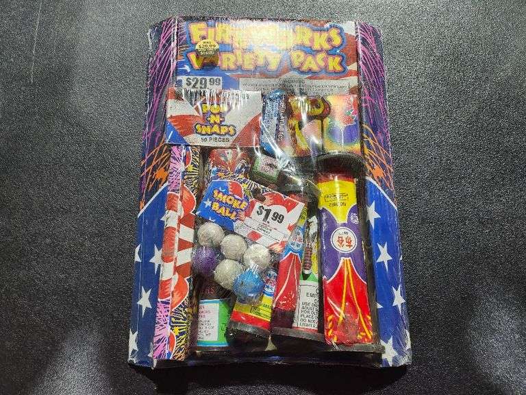 Fireworks variety pack - Matthews Auctioneers