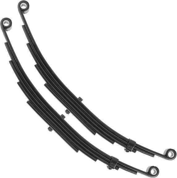 Trailer Leaf Spring 5 Leaf Double Eye 3000 lbs Cap for 6000 lbs Axle ...