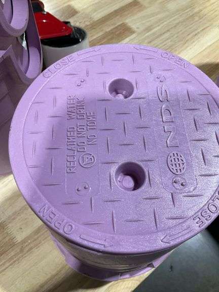 (2) 6 in. Standard Series Round Valve Box and Cover, 9 in. Height ...