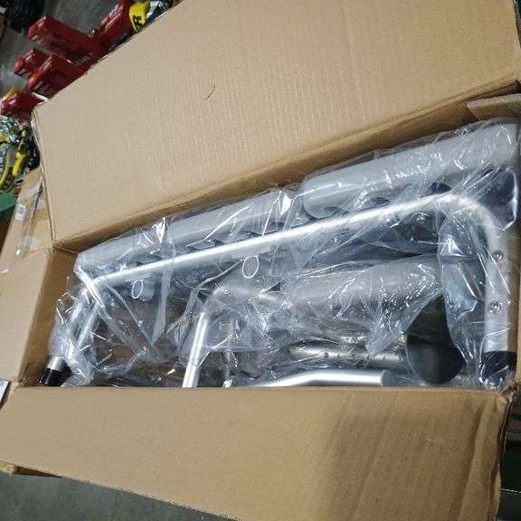 Guardian Transfer bench with back, push buttons - Matthews Auctioneers