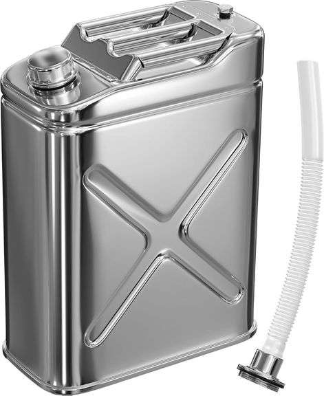 Stainless Steel Water Container for Camping - 5 Gallon Hydration Metal ...
