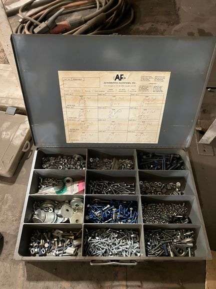 (5) Metal Boxes with Hardware - Matthews Auctioneers