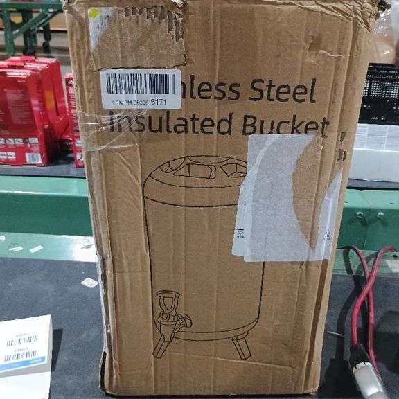 Stainless steel insulated bucket - Matthews Auctioneers