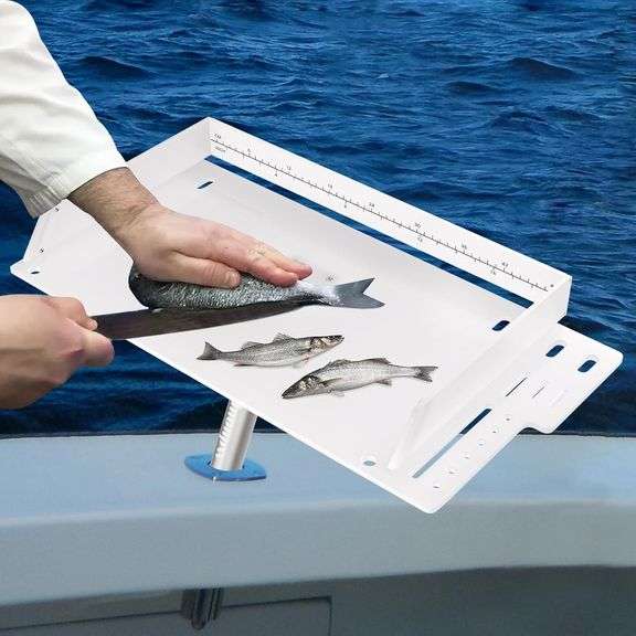 Bait Cutting Board for Boat, Boat Cutting Board with Fish Ruler for ...
