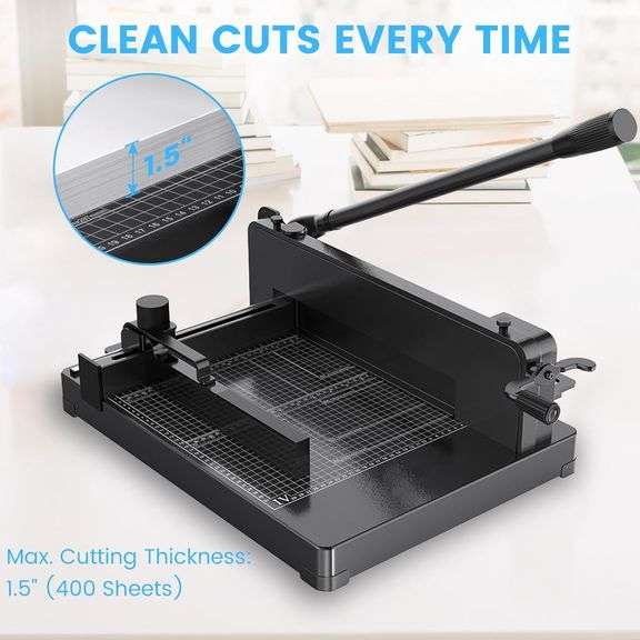 Heavy Duty Paper Cutter for A4 Paper, Guillotine Paper Cutter 12 Inch ...