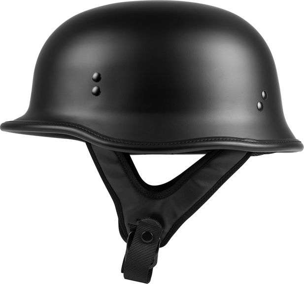 HIGHWAY 21 9-Millimeter German Beanie Helmet, Half Shell Motorcycle ...