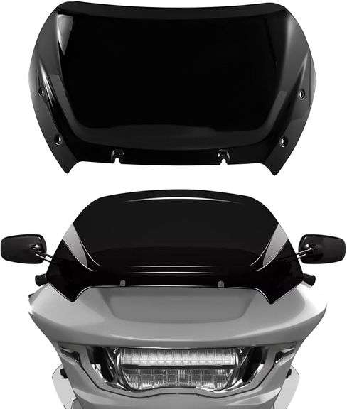 totiancong 12" Windshield Windscreen Compatible for Harley Road Glide ...