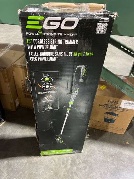 EGO POWER+ String Trimmer, Battery Powered, 15" Trimmer for Weeds and ...