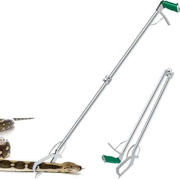 GYORGKSHI 60 Snake Tongs Collapsible Grabber Professional Reptile Snake ...