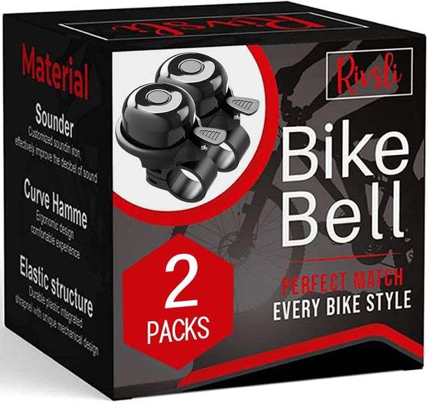 (5) 2 Pack Classic Bike Bell, Bicycle Bell | Loud Crisp Clear Sound Bicycle Bike Bell, City Bike ...