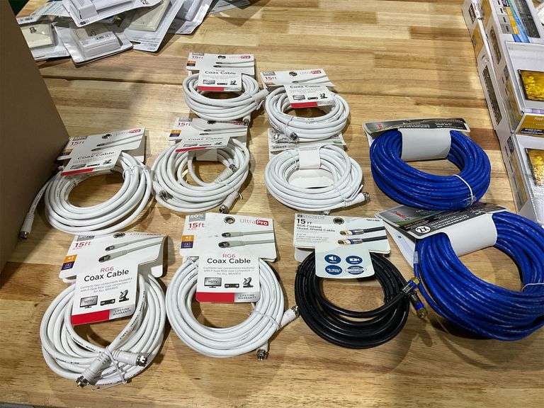 Lot Of Assorted Cables - Matthews Auctioneers